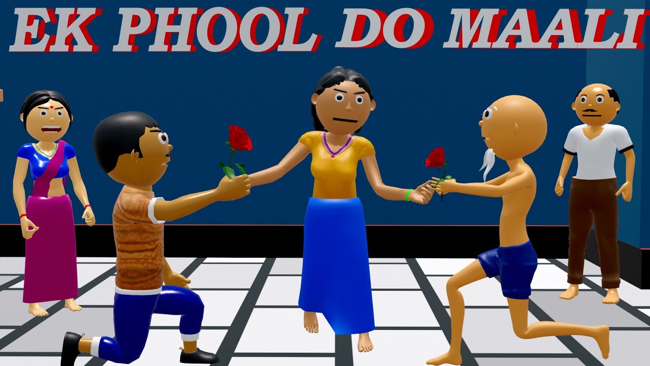 EK PHOOL DO MAALI | CARTOON COMEDY VIDEO 🤣 HINDI CARTOON | FUNNY VIDEO ...
