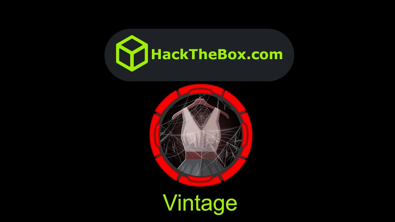 HackTheBox Vintage - YouTube