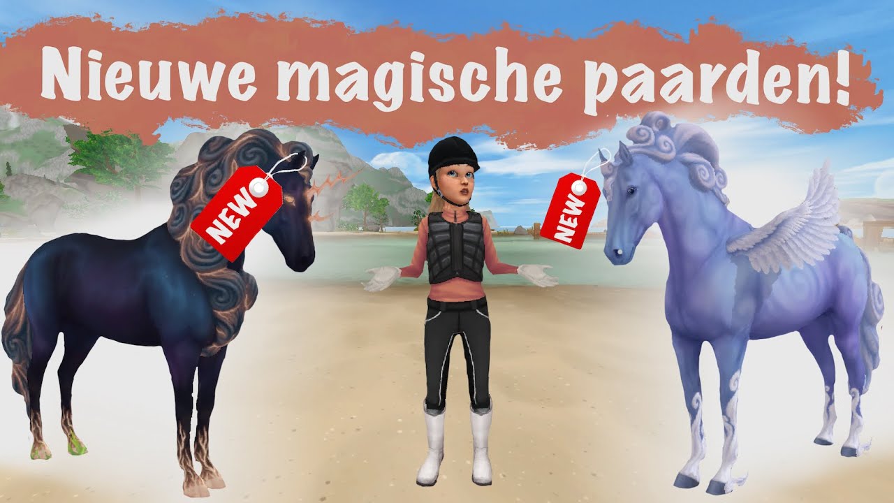 WAT VIND IK VAN DE NIEUWE MAGISCHE PAARDEN? || Star Stable Update #32 ...