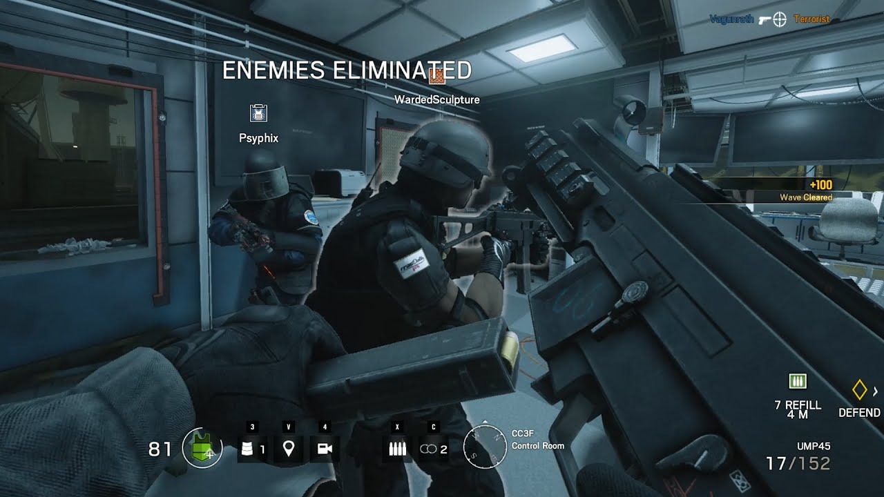 (UMP .45) R6 Siege: Terrorist Hunt - Defense W/ Live Commentary - YouTube