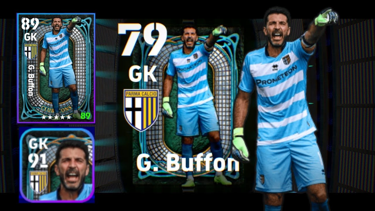 G. Buffon GK 91 Club Icons Jan '23 eFootball 2023 mobile - YouTube