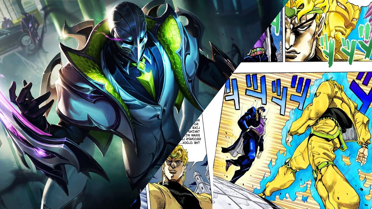 So The New Debonair Zed Skin Has a JoJo Reference and Here are Some Zed ...