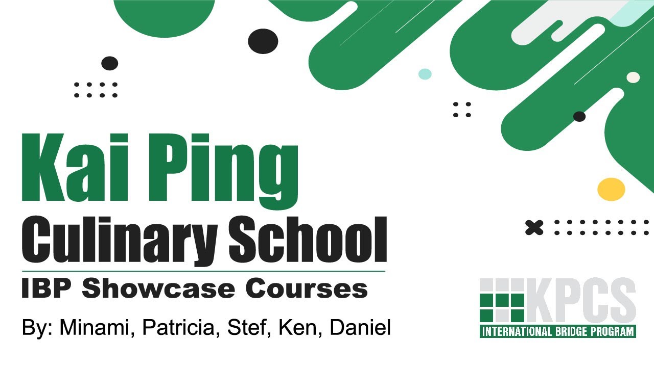 IBP Courses in Kai-Ping Culinary School, Taipei, Taiwan: NYS TESOL 52nd ...