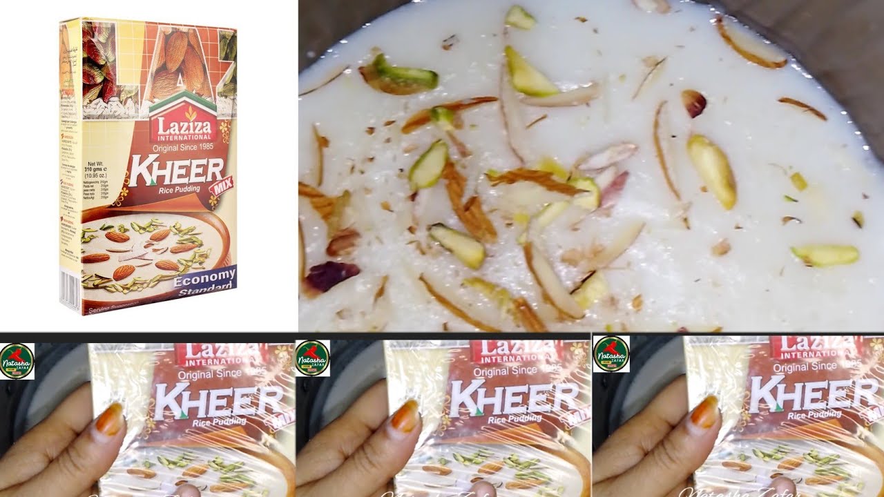 Laziza Kheer Mix Recipe/Chawal ki Kheer/کھیر مکس /Homemade Instant ...
