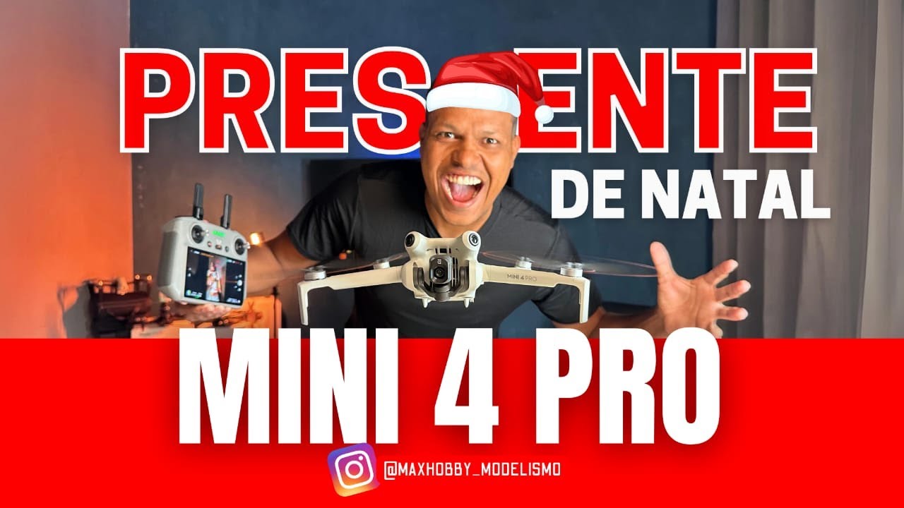 MELHOR PRESENTE DE NATAL | R$6.700 DJI MINI 4 COMBO FLY MORE - YouTube