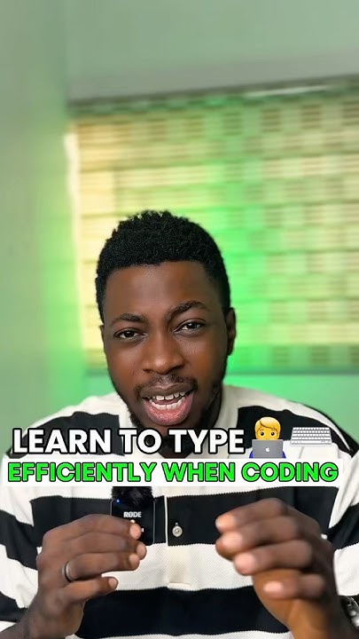 How to Type Fast and Efficiently when Coding #tech #techtips #coding #codingtips #typing #code # ...