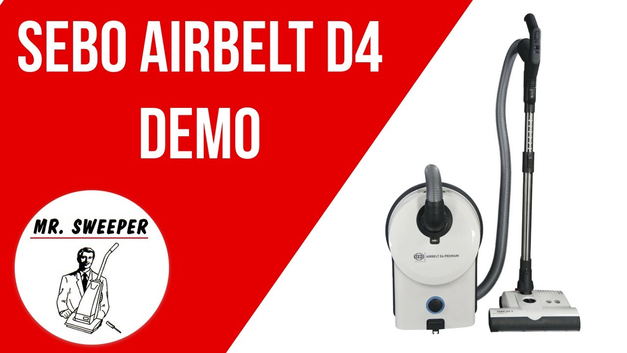 Sebo Airbelt D4 Premium Demo - YouTube