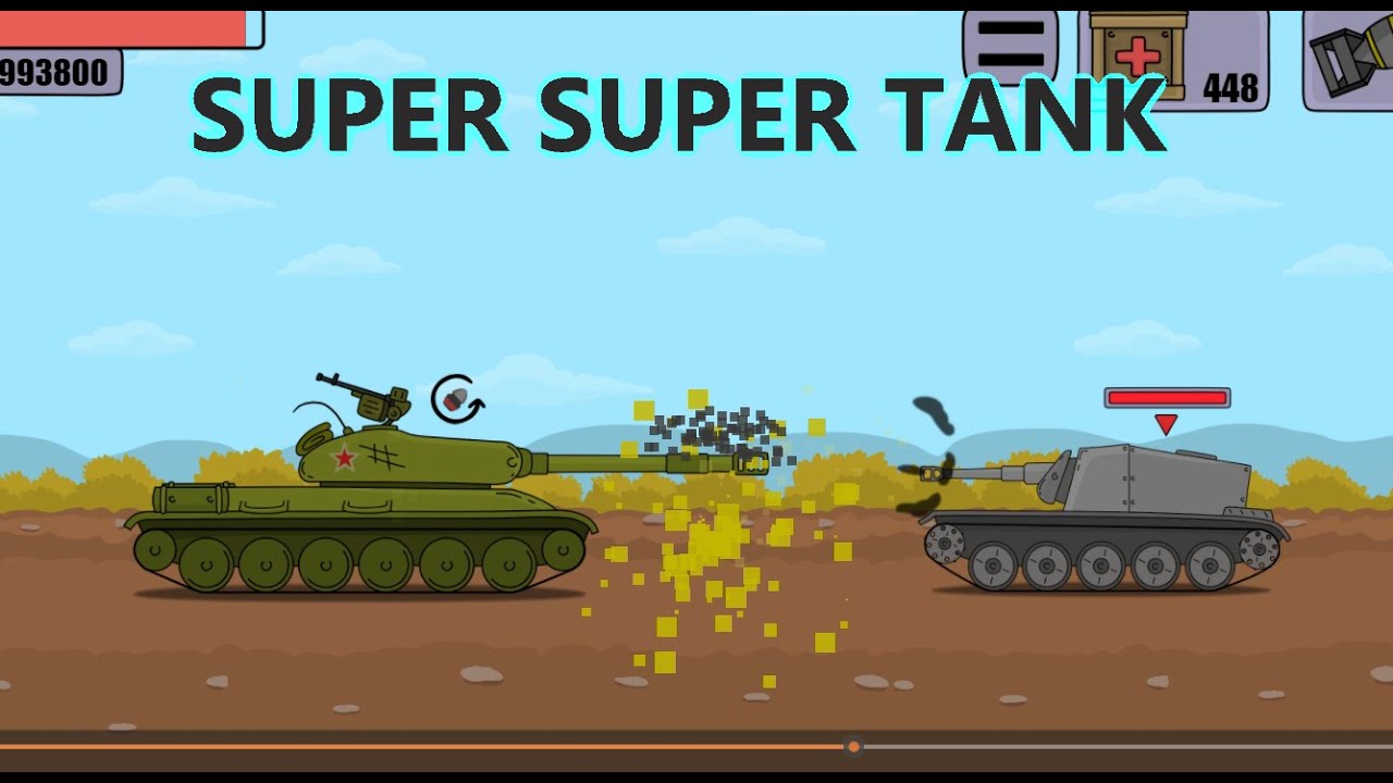Tanks 2D Battle with Ratte - YouTube