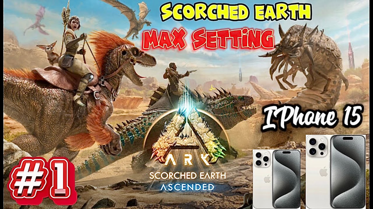 ARK Ultimate Mobile | [#1] Test Map Sa Mạc Max Setting Trên IPhone 15 ...