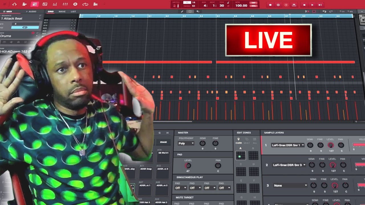 Making Beats from Scratch - MPC X, MPC One, MPC Live 2 - 9/4/23 - YouTube