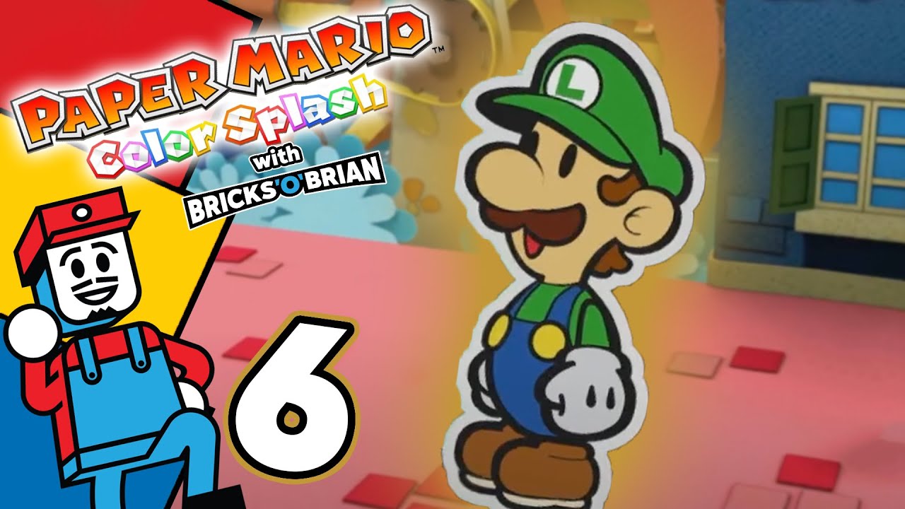Hand on Hand Combat! - Paper Mario Color Splash with Bricks 'O' Brian ...