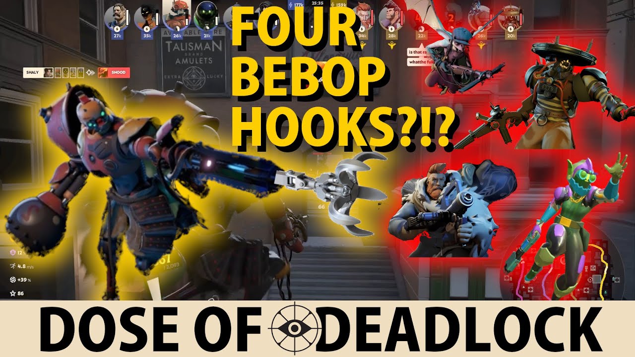 Dose Of Deadlock Twitch Highlights #6: FOUR BEBOP HOOKS IN A ROW ...
