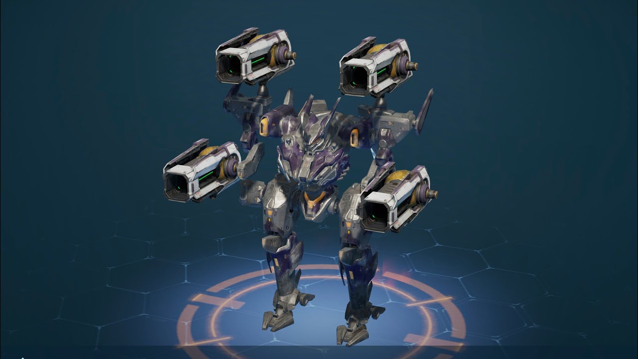 War robots game play with the ( Nether bot with blights ) - YouTube