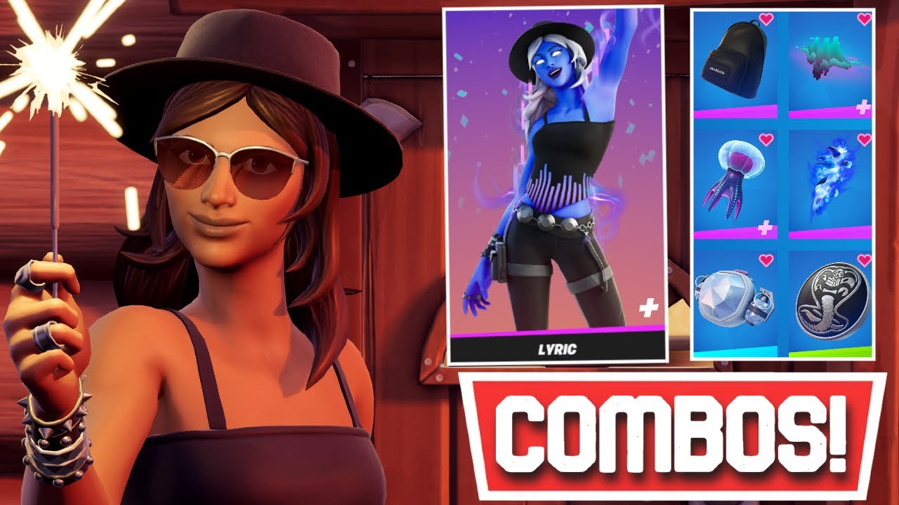 *NEW* BEST LYRIC SKIN [ROCKING AT COACHELLA BUNDLE] COMBOS! | Fortnite ...