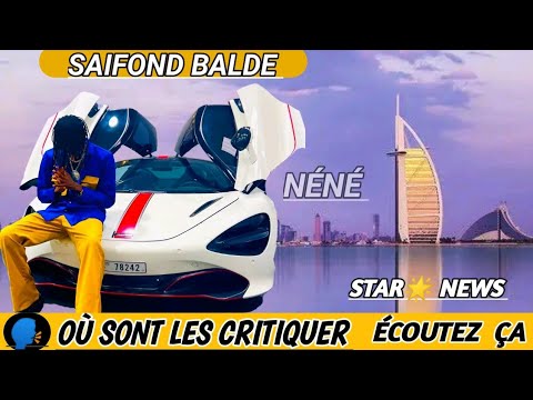 Saifond balde (Parlons de son nouveau clip Néné) Star news - YouTube