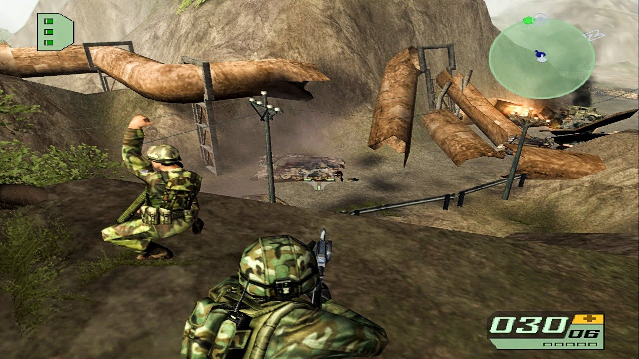 Tom Clancy's Ghost Recon 2 PAL PS2 Walkthrough # 1 (TANK AMBUSH) - YouTube