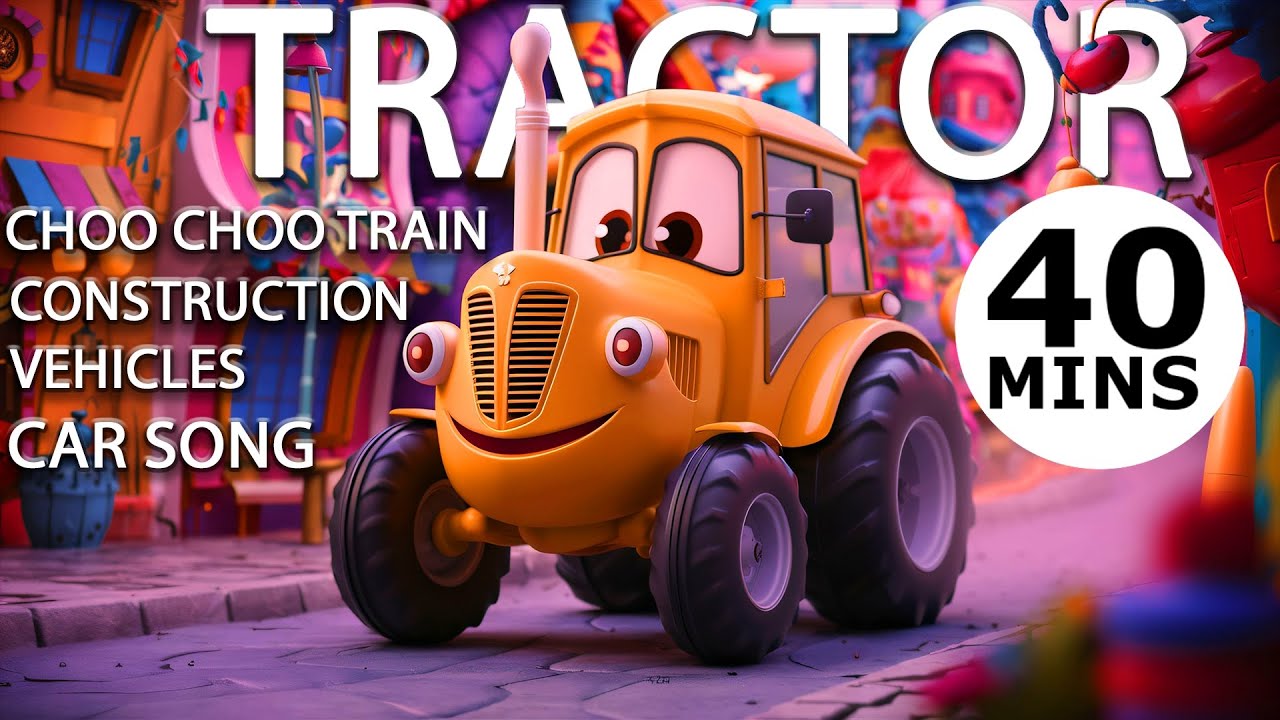 Tractor Song | Learning colors | Kids Song Collection | Nursery Rhymes ...