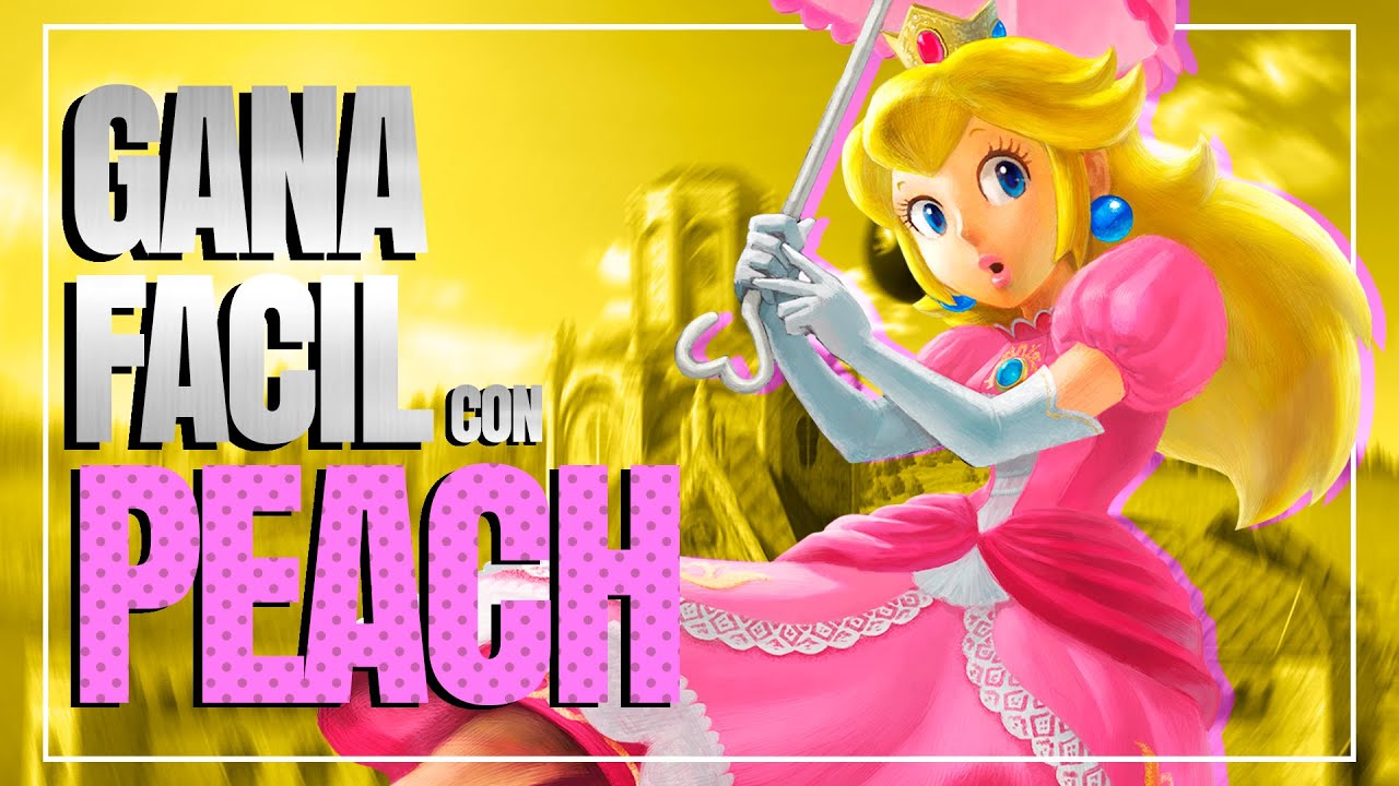 Como Usar A PEACH En SMASH ULTIMATE - YouTube