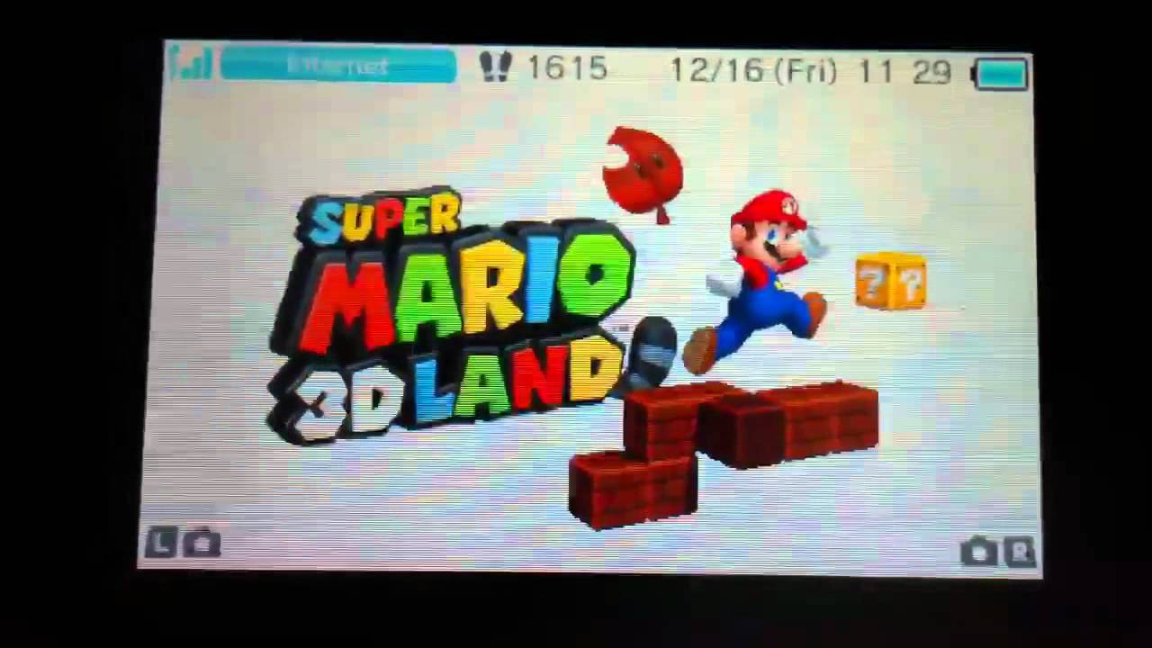 Super Mario 3d land per-loading screen - YouTube