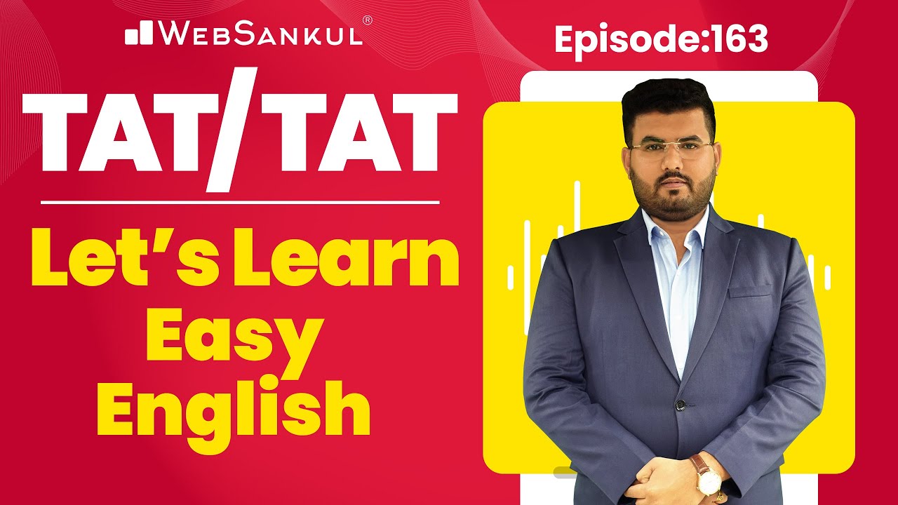Let's Learn Easy English | TET, TAT સ્પેશ્યલ Episode 163 | WebSankul ...