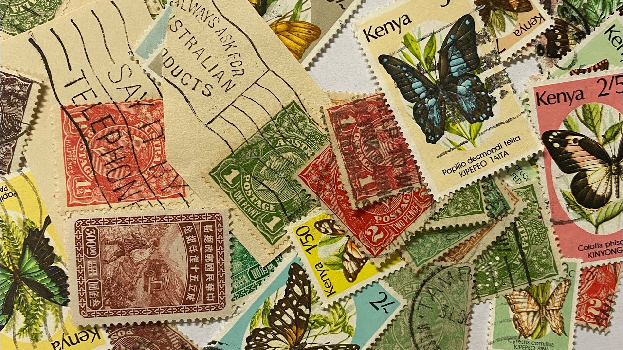 Another mixed selection of stamps (just arrived) perfs say N.S.W (New ...