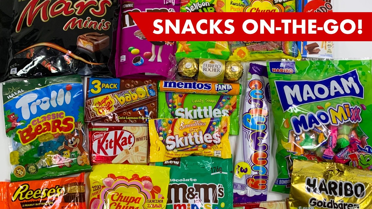 Perfect Travel Snacks: Unboxing Assorted Candies & Chocolates - YouTube