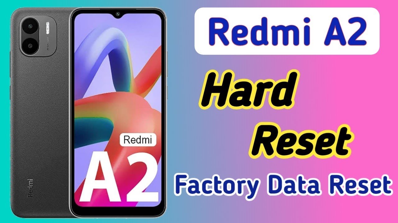 Redmi a2 Hard Reset | How To Factory Data Reset Redmi a2 /Redmi a2 lock ...