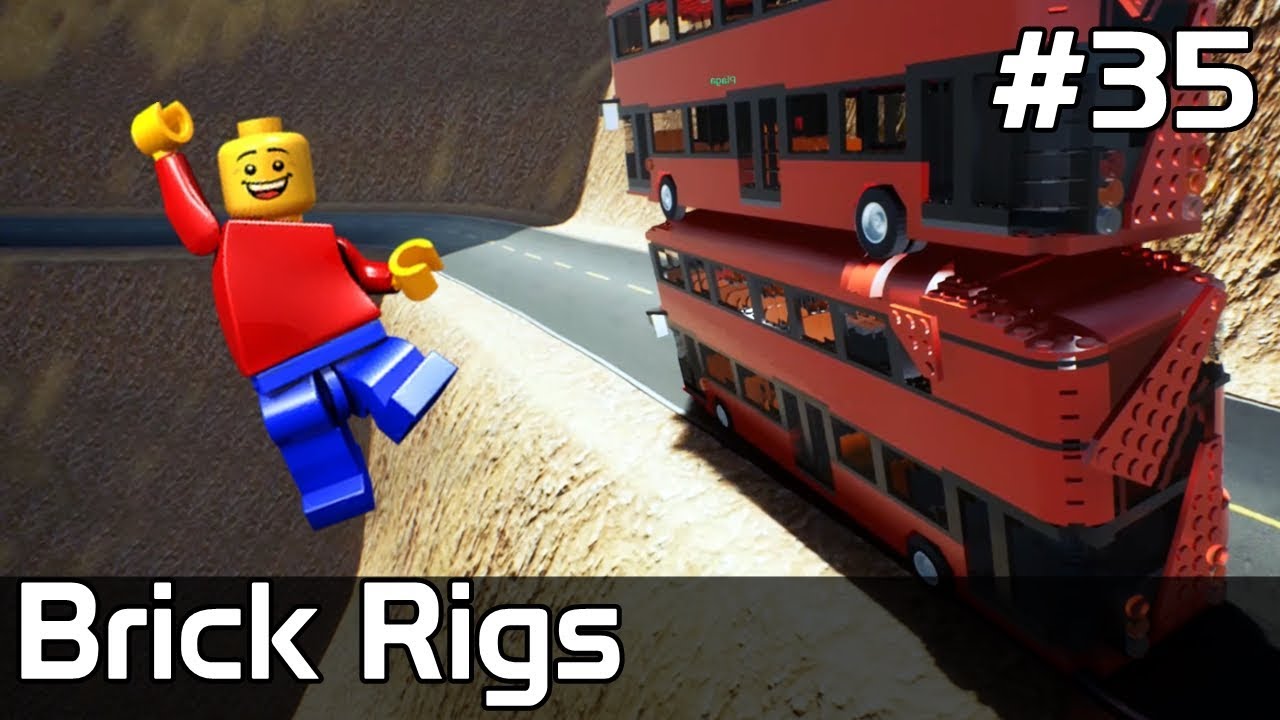 Brick Rigs PL [#35] POLSKI BUS zjazd w KANIONIE /z Plaga - YouTube