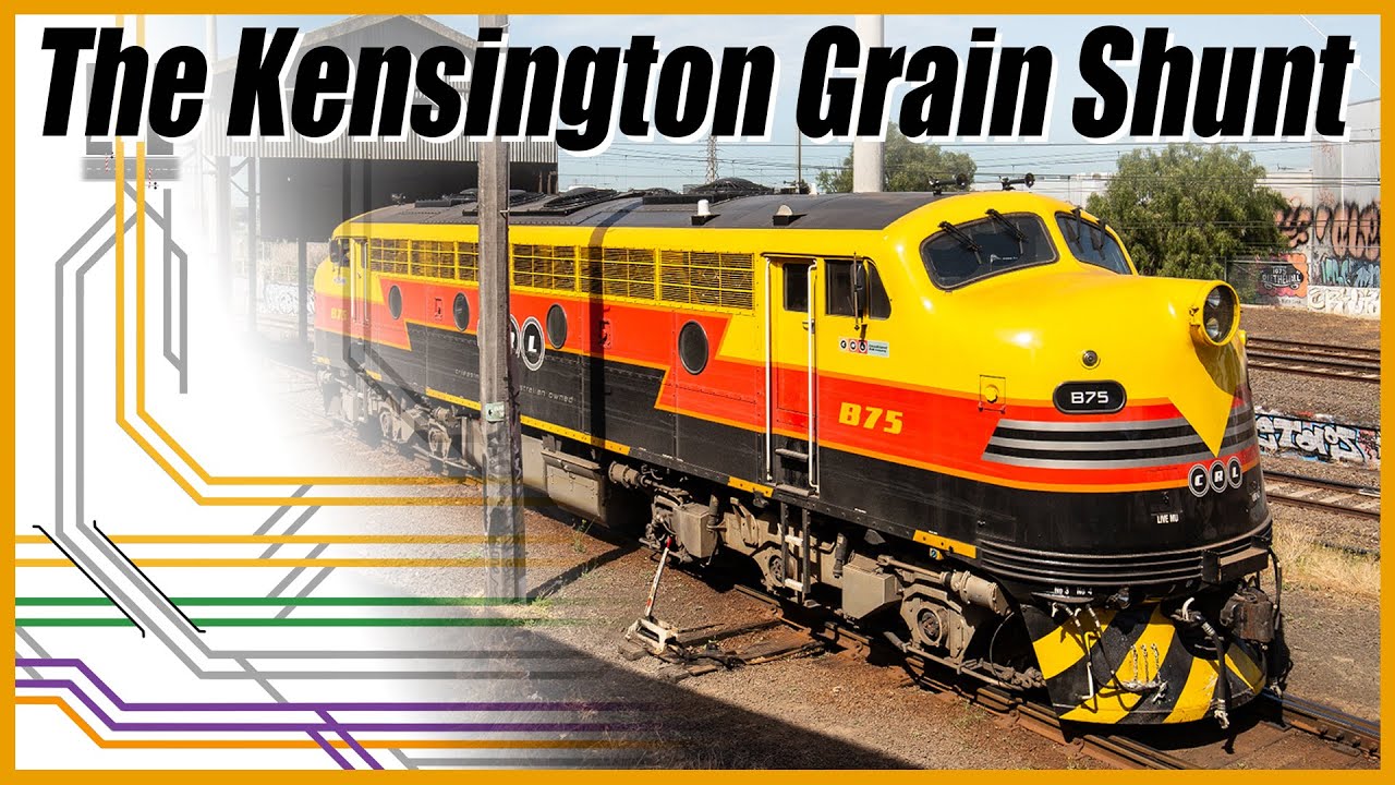 Grain Train in the Suburbs - The Kensington Shunt! - YouTube