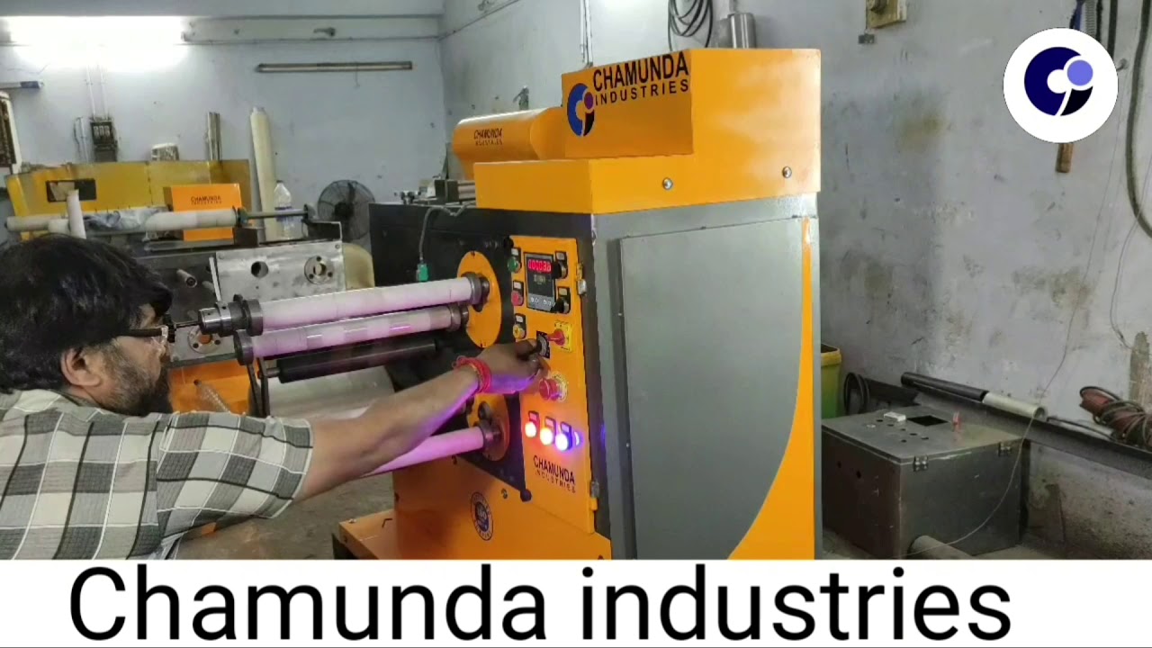 300mm Mini Automatic Cello Tape Making machine - YouTube