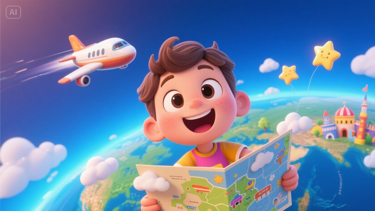 Jet Plane Adventure Song | High-Flying Jet Plane Song for Kids ...