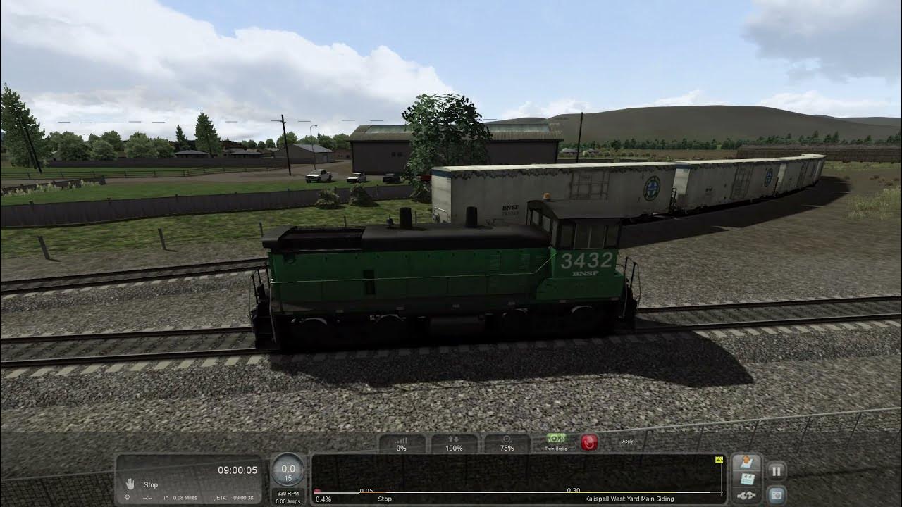 Engineer Training Basics - Marias Pass - EMD SW1500 BNSF - Train Simulator 2022 - YouTube