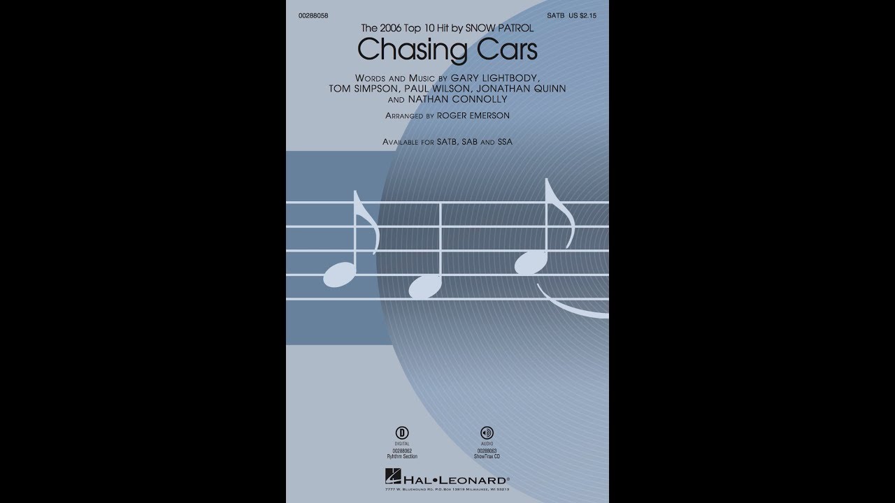 Chasing Cars (SATB Choir) - Arranged by Roger Emerson - YouTube