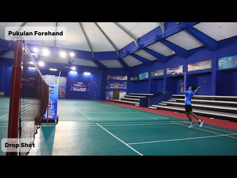 Tutorial Cara Melakukan Pukulan Forehand Dropshot Bulutangkis - YouTube