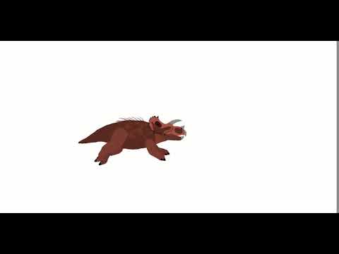 triceratops run test - YouTube