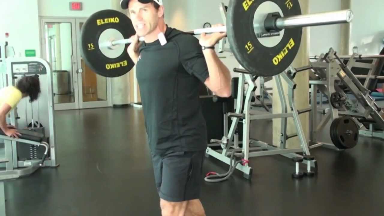 Step Step Staggard Squat - YouTube