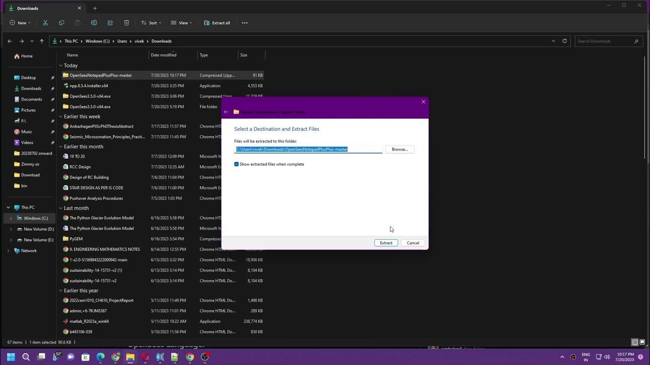 How to install OpenSees source code in Notepad++ - YouTube