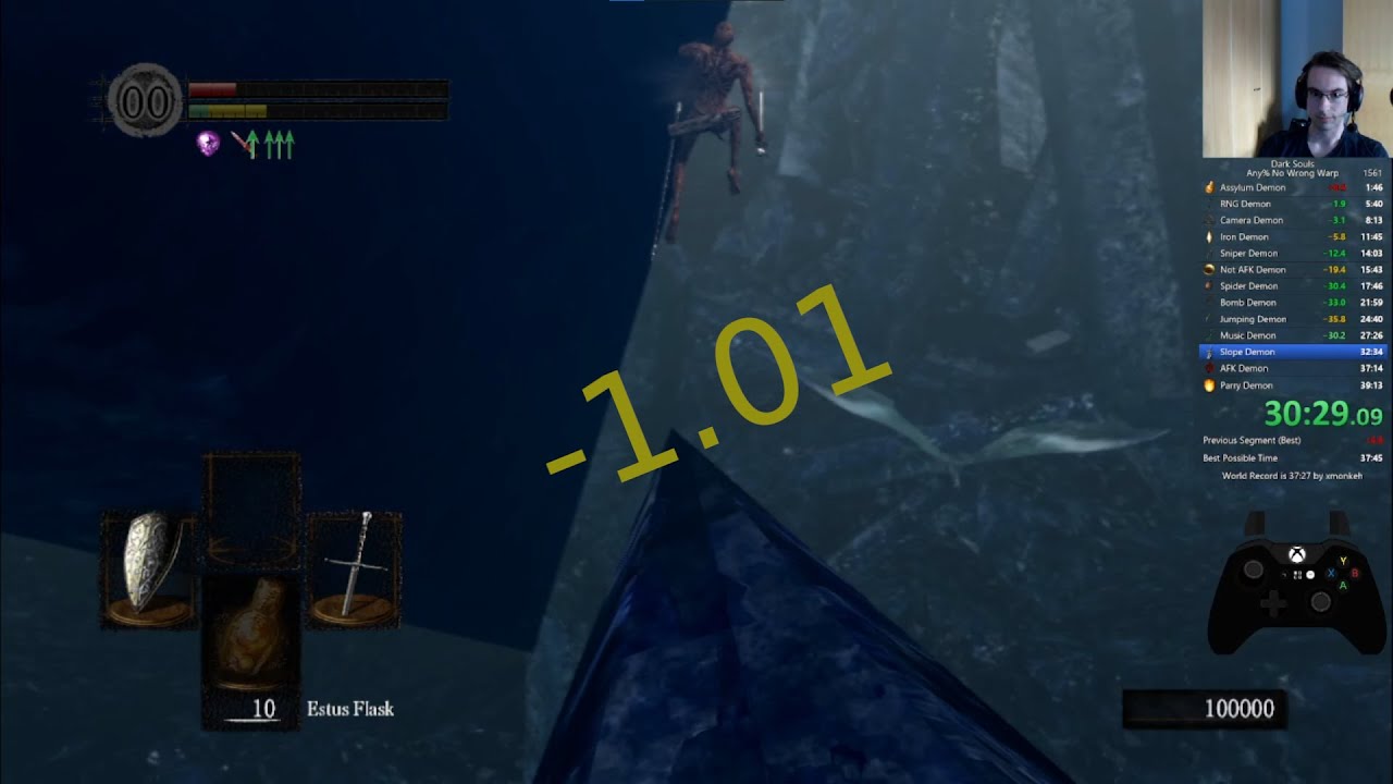 Dark Souls Any% No Wrong Warp in 37m55s [Fake Halberd] - YouTube