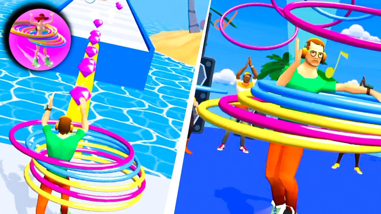 Android, Ios Hula Hoop Race💫🏃🎮All Levels Mobile Gameplay | Walkthrough ...