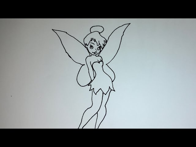 Tinkerbell Drawing Easy Full Body