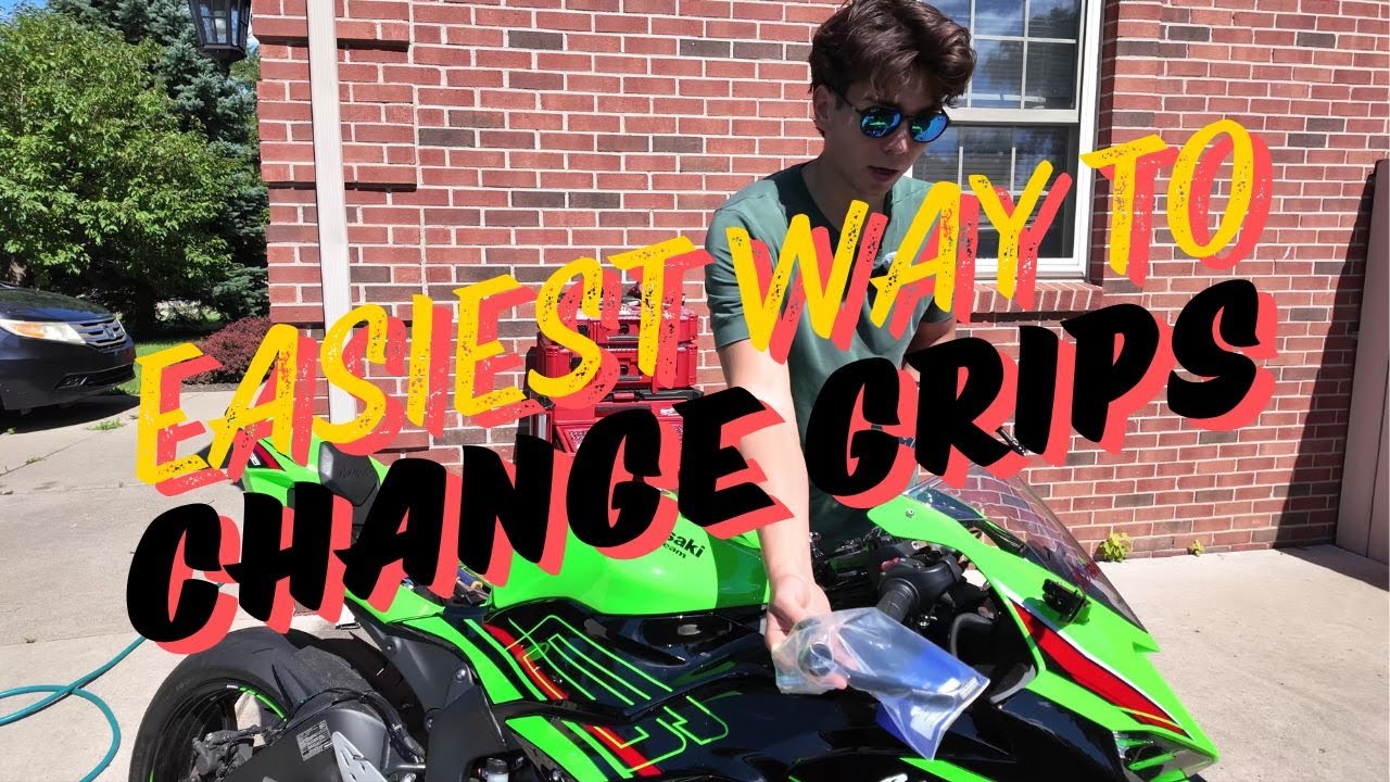 2024 ZX6R New Grips and Brake Guard |Easiest Way| - YouTube