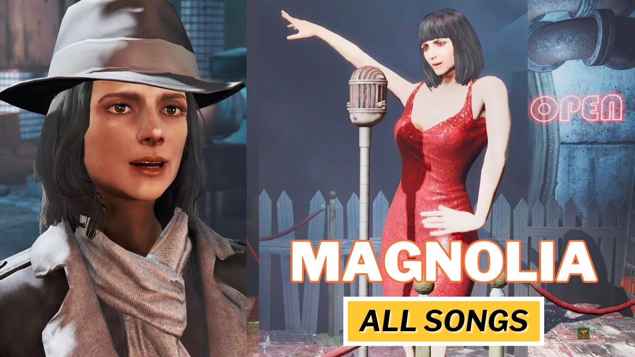 All Magnolia's Magical Songs | Third Rail | Fallout 4 Lynda Carter # ...