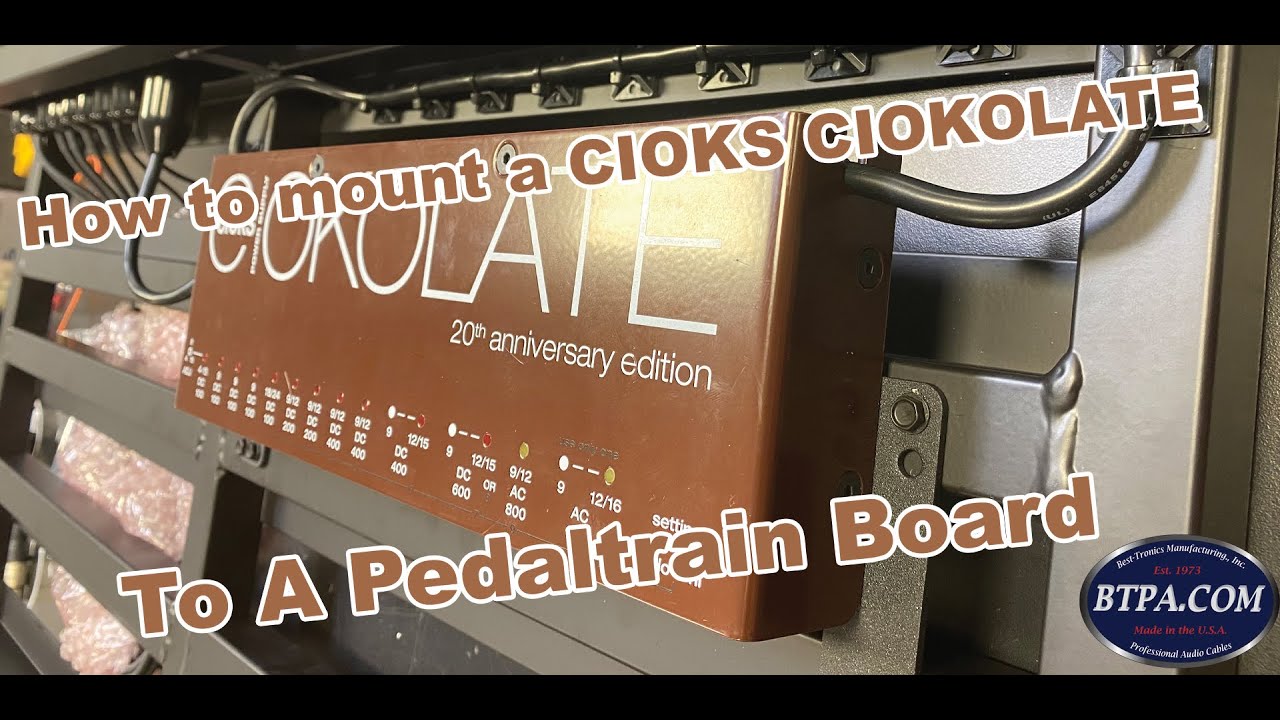 Install a Cioks Ciokolate to a Pedaltrain Classic Pro - YouTube