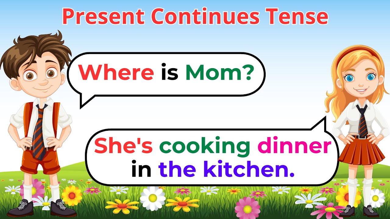 English Conversation Practice | Present Continues Tense | English ...