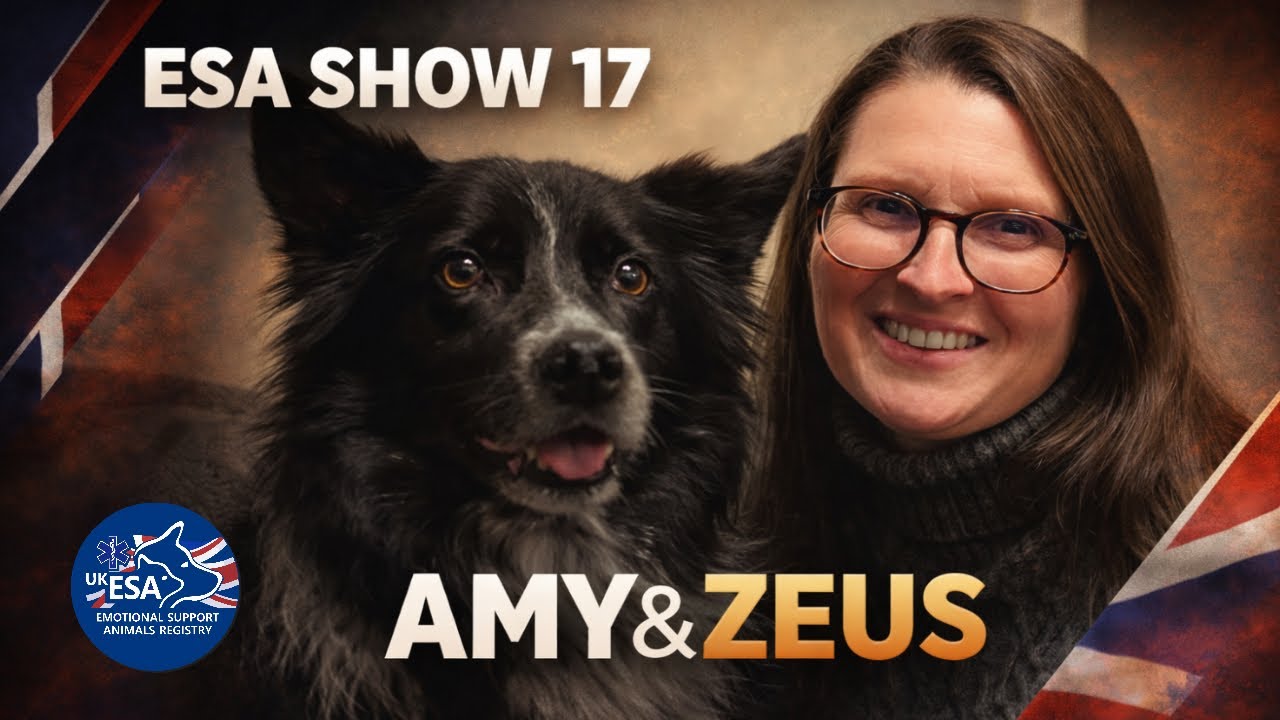 Emotional Support Animals Show 17 - Amy & Zeus - YouTube