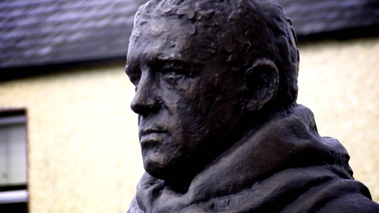 Ernest Shackleton statue unveiling in Athy 2016 - YouTube