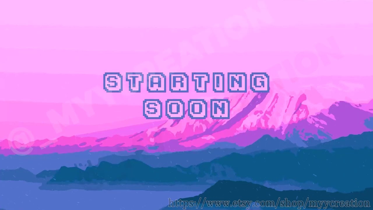 Stream Screen | Loading Screen - Starting Soon for Twitch Live Stream ...
