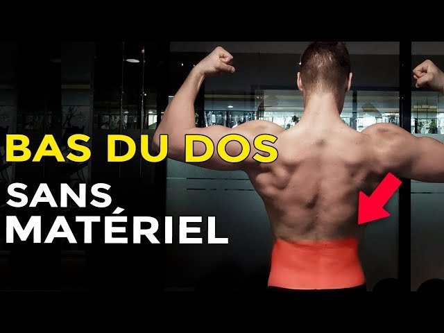 Musculation Muscles Du Bas Du Dos 8 Exercices D'étirements Du Bas Du