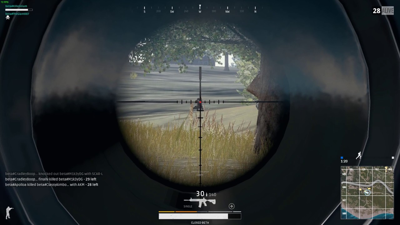 M416 8x Scope | PUBG - YouTube