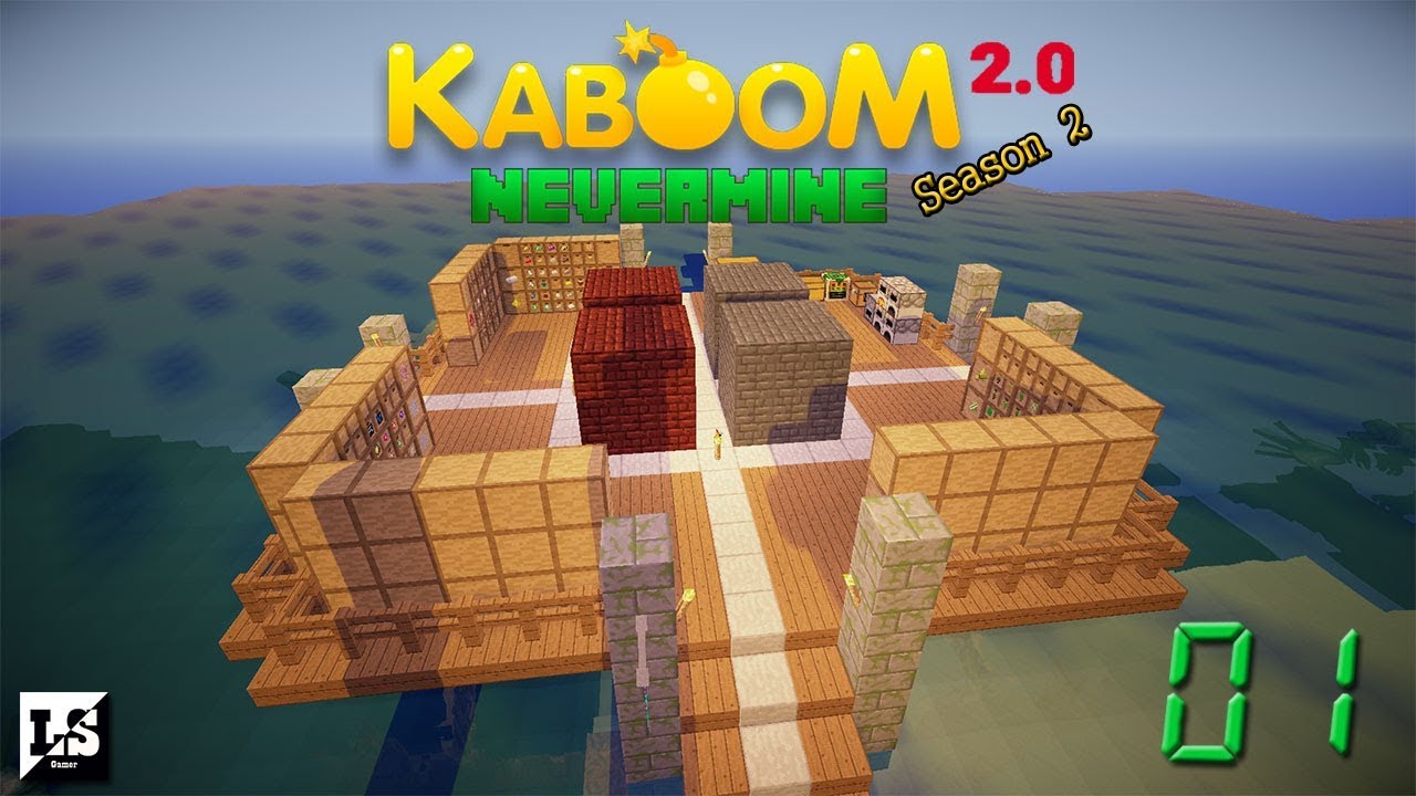 Minecraft Kaboom 2.0 Nevermine S2 - #01 Новое начало - YouTube